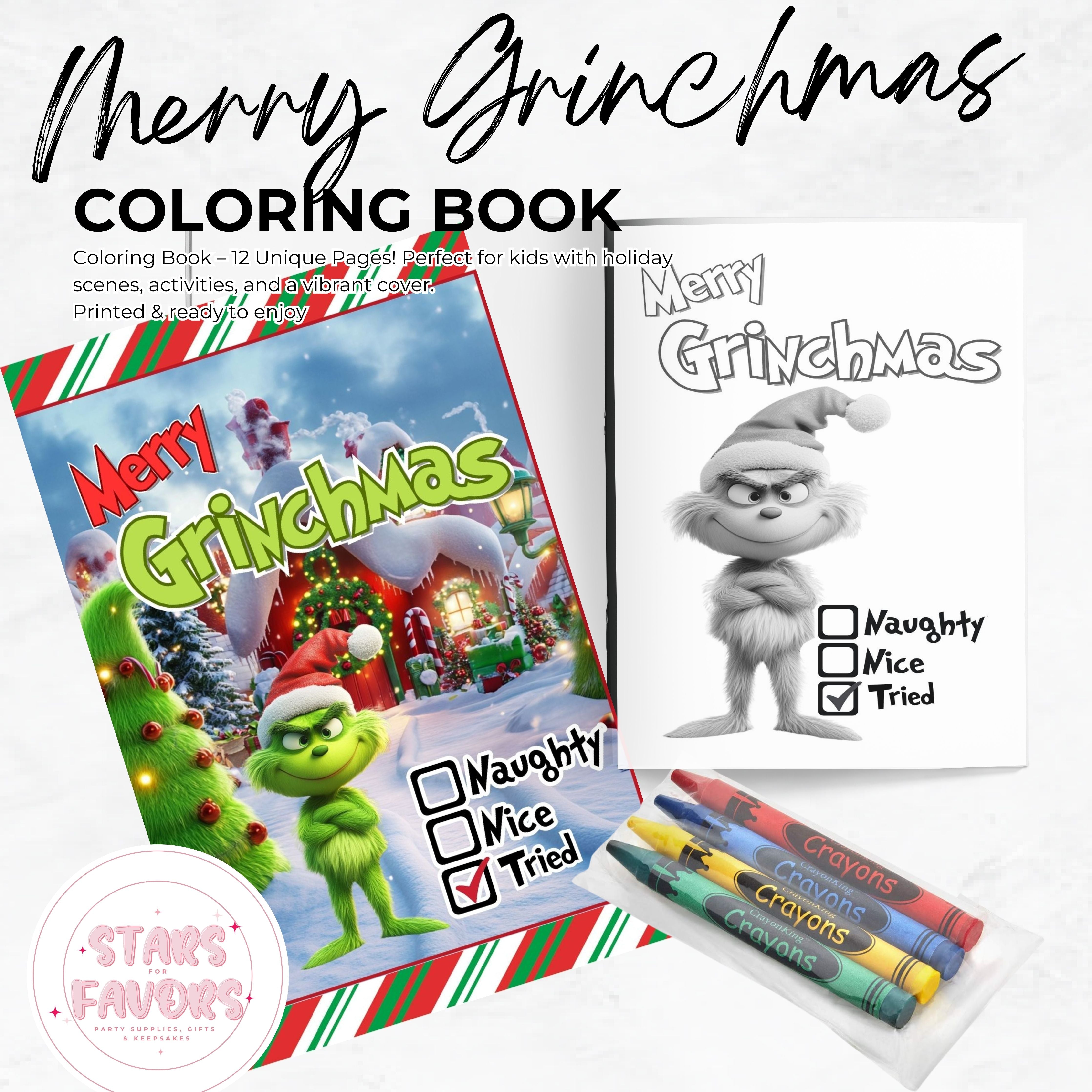 Merry Grinchmas Coloring Book – Stars For Favors