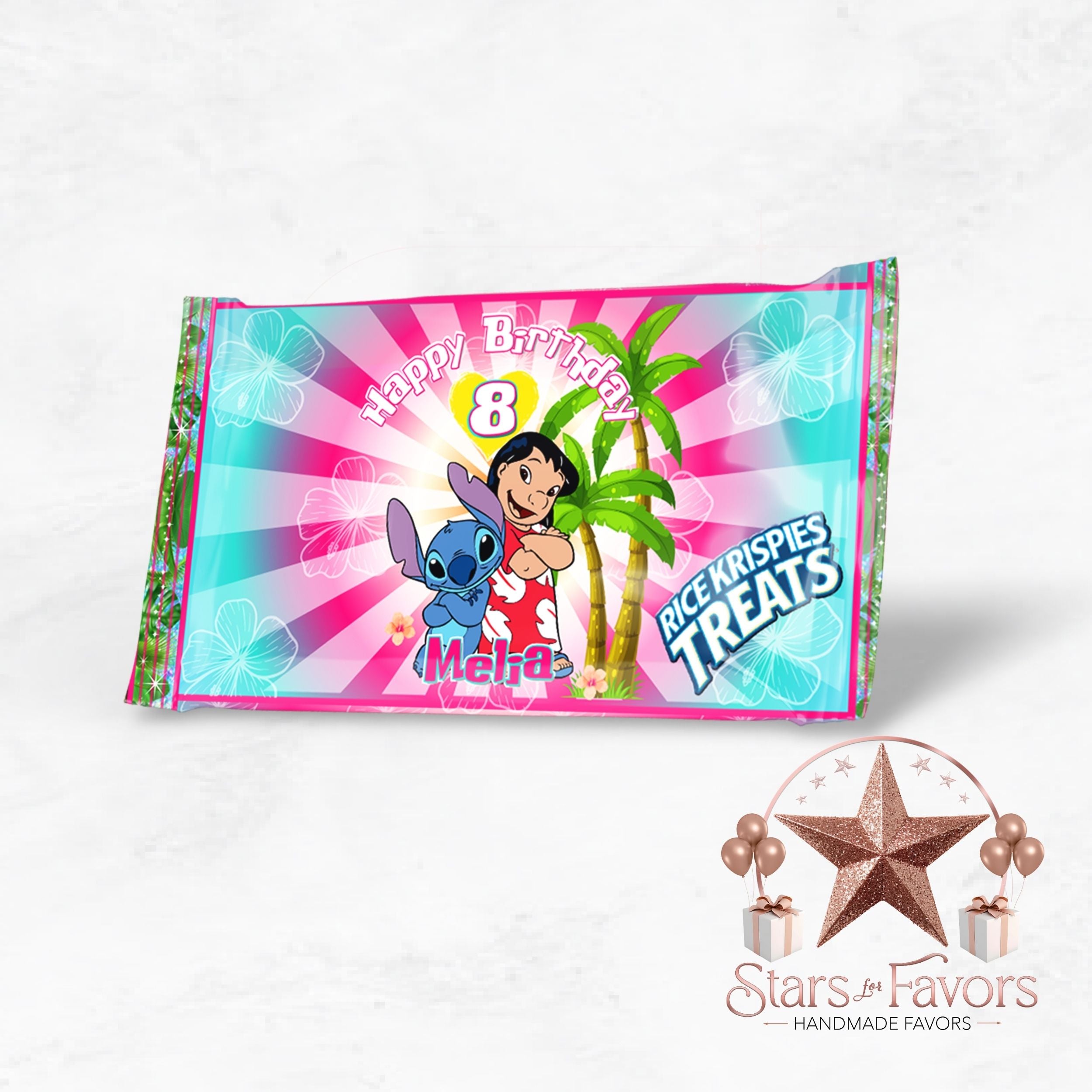 Lilo & Stitch Rice Krispie Treat Wrapper – Stars For Favors
