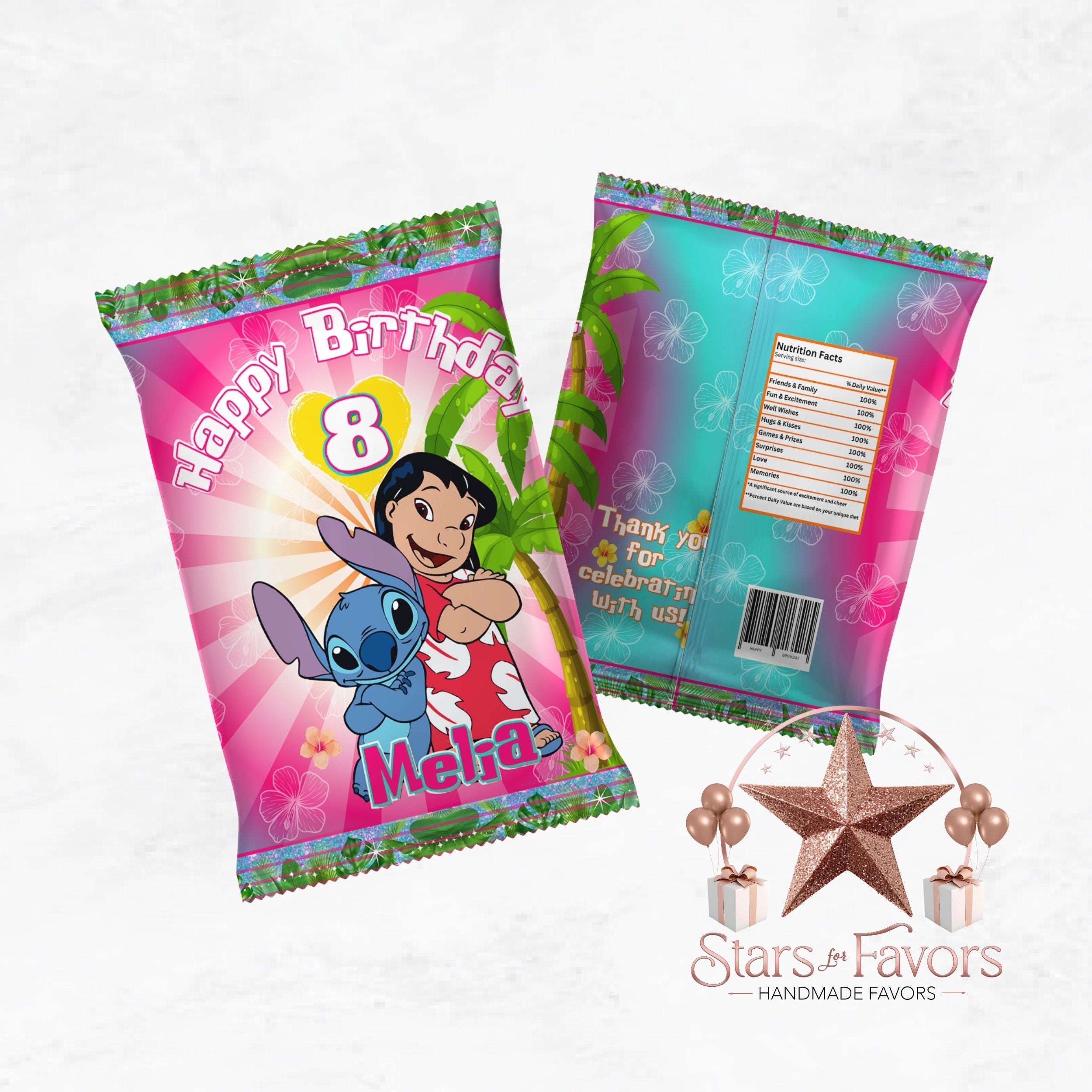 Lilo & Stitch Chip Bag Party Favor – Stars For Favors