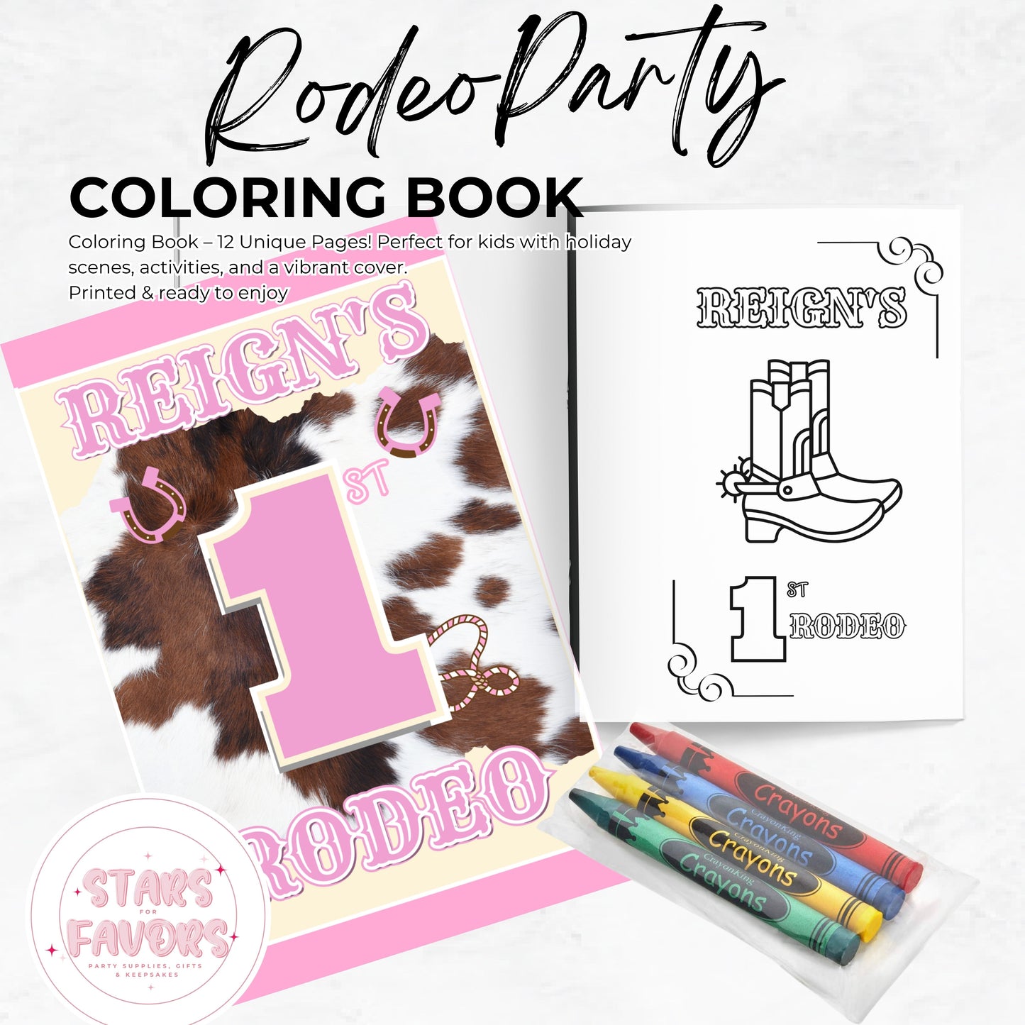 rodeo coloring book pages