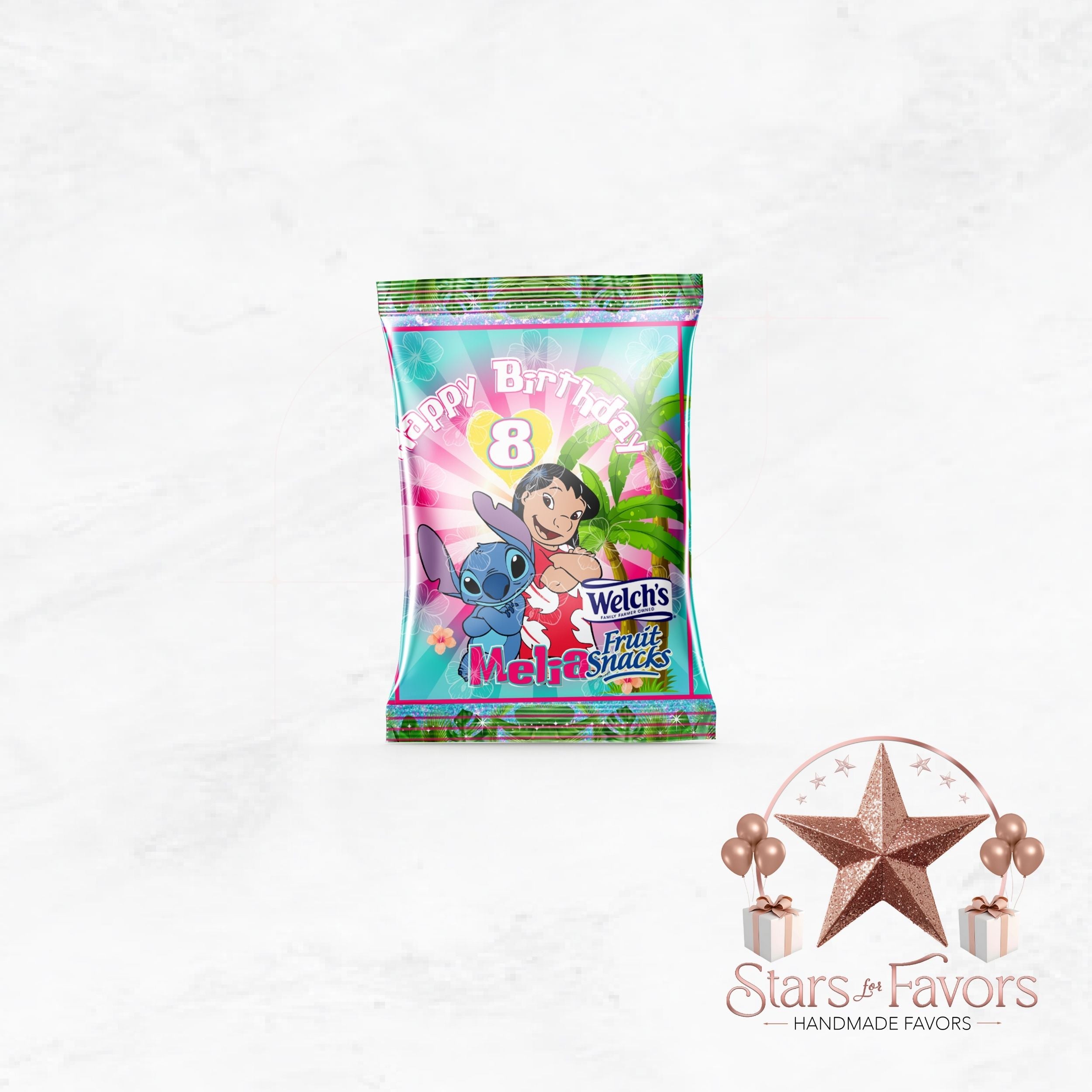 Lilo & Stitch Fruit Snacks – Stars For Favors