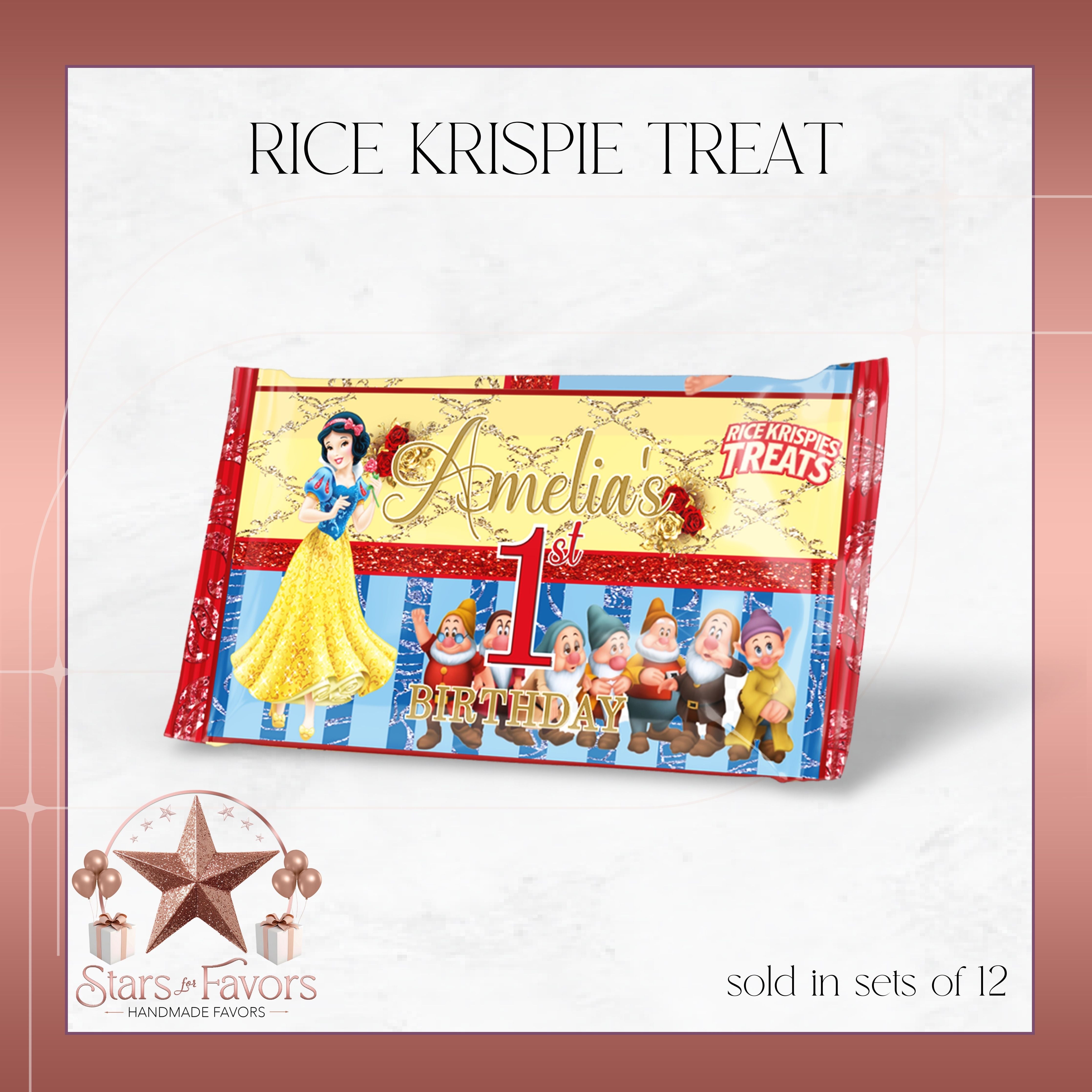 Snow White Rice Krispie Treat – Stars For Favors